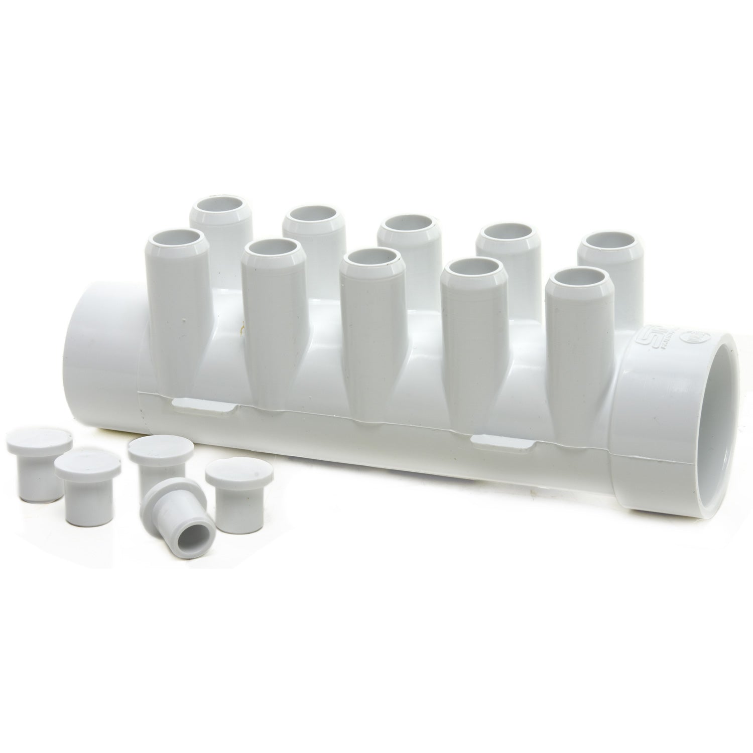 Hot Tub Water Manifold - 1.5" S X 1.5" SP With 10 - 3/4" Barbs ...