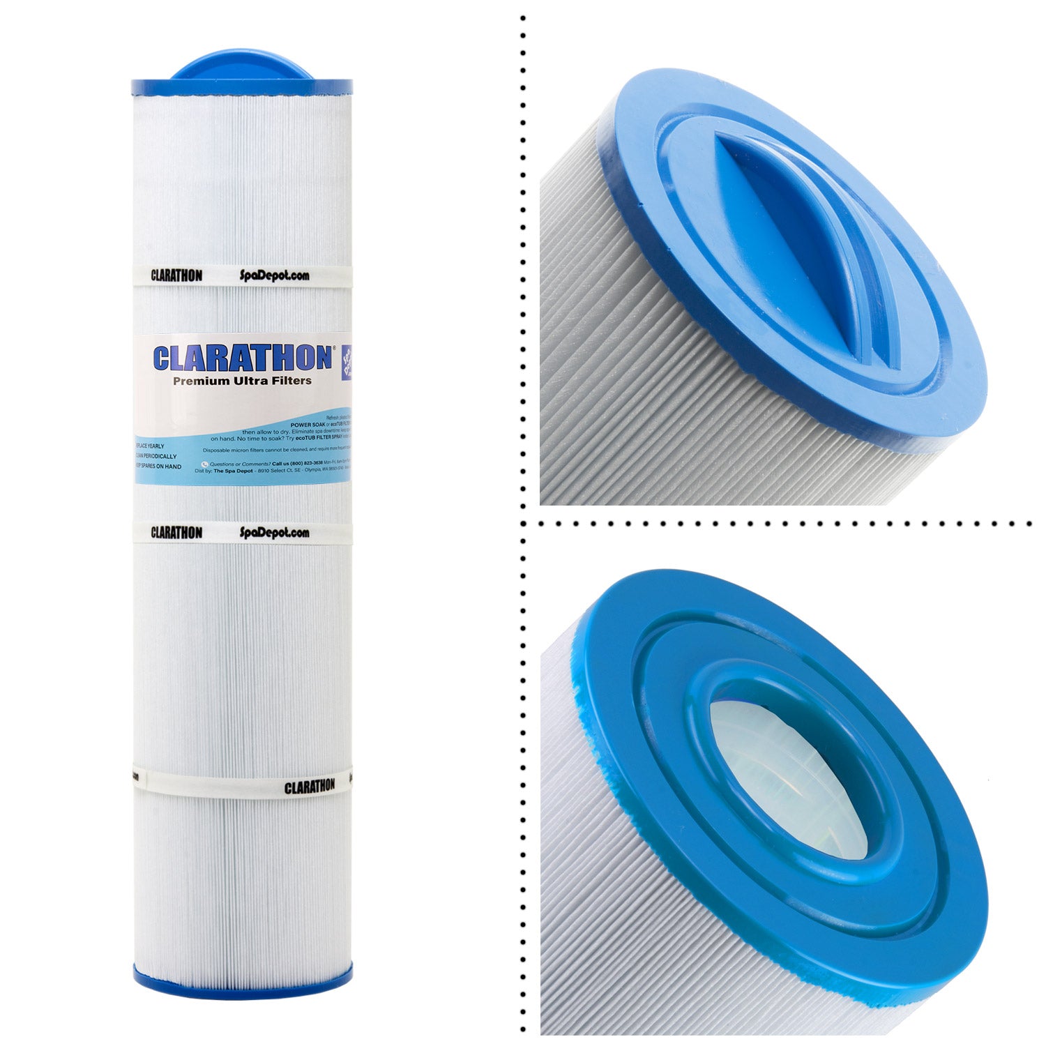 Clarathon Hot Tub Filter Cartridge FC0184 – SpaDepot.com