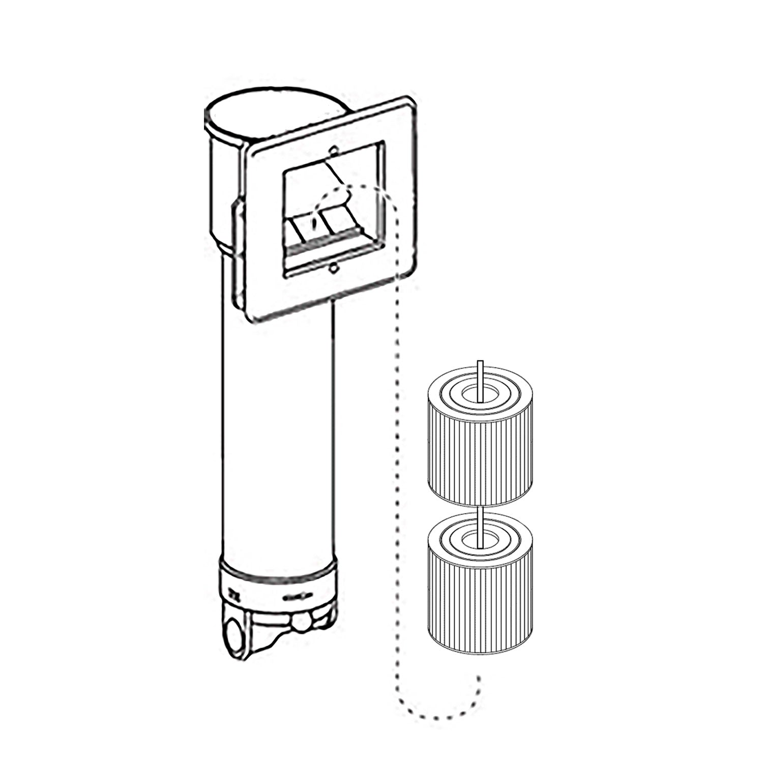 Clarathon Antimicrobial Hot Tub Filter Cartridge FC2386M – SpaDepot.com
