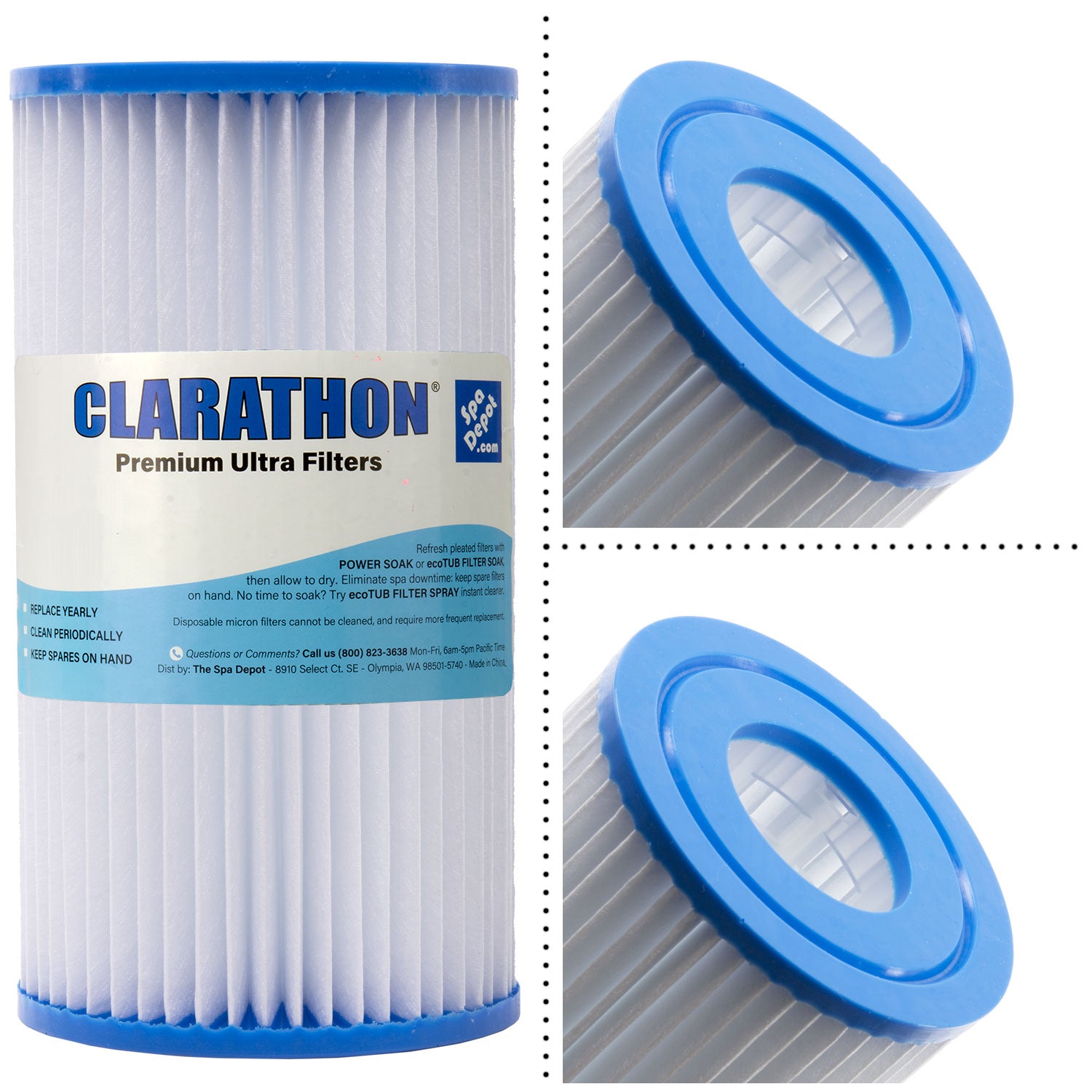 Clarathon Hot Tub Filter Cartridge FC3710 – SpaDepot.com