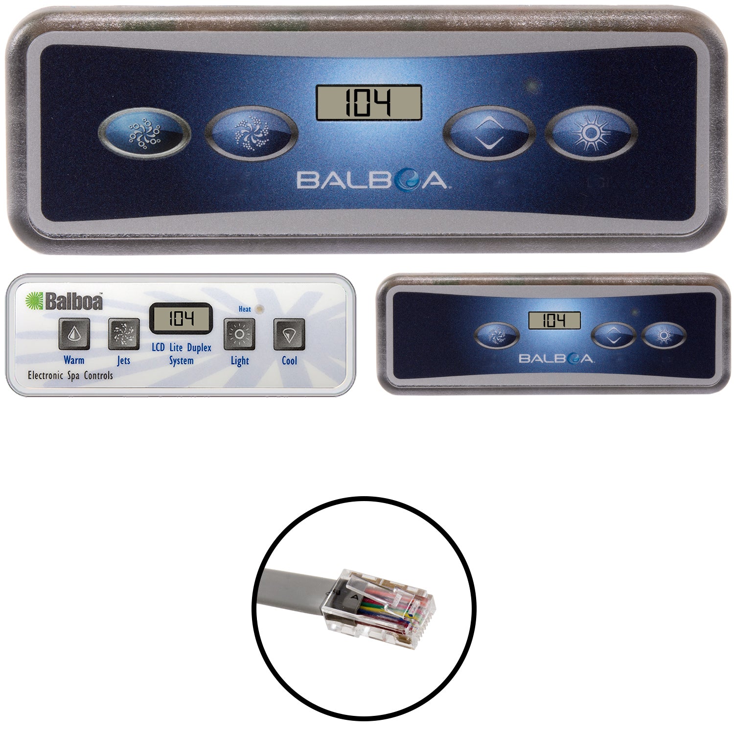 Balboa VL401 Series Spa Topside Keypads - Button Layout Choice ...