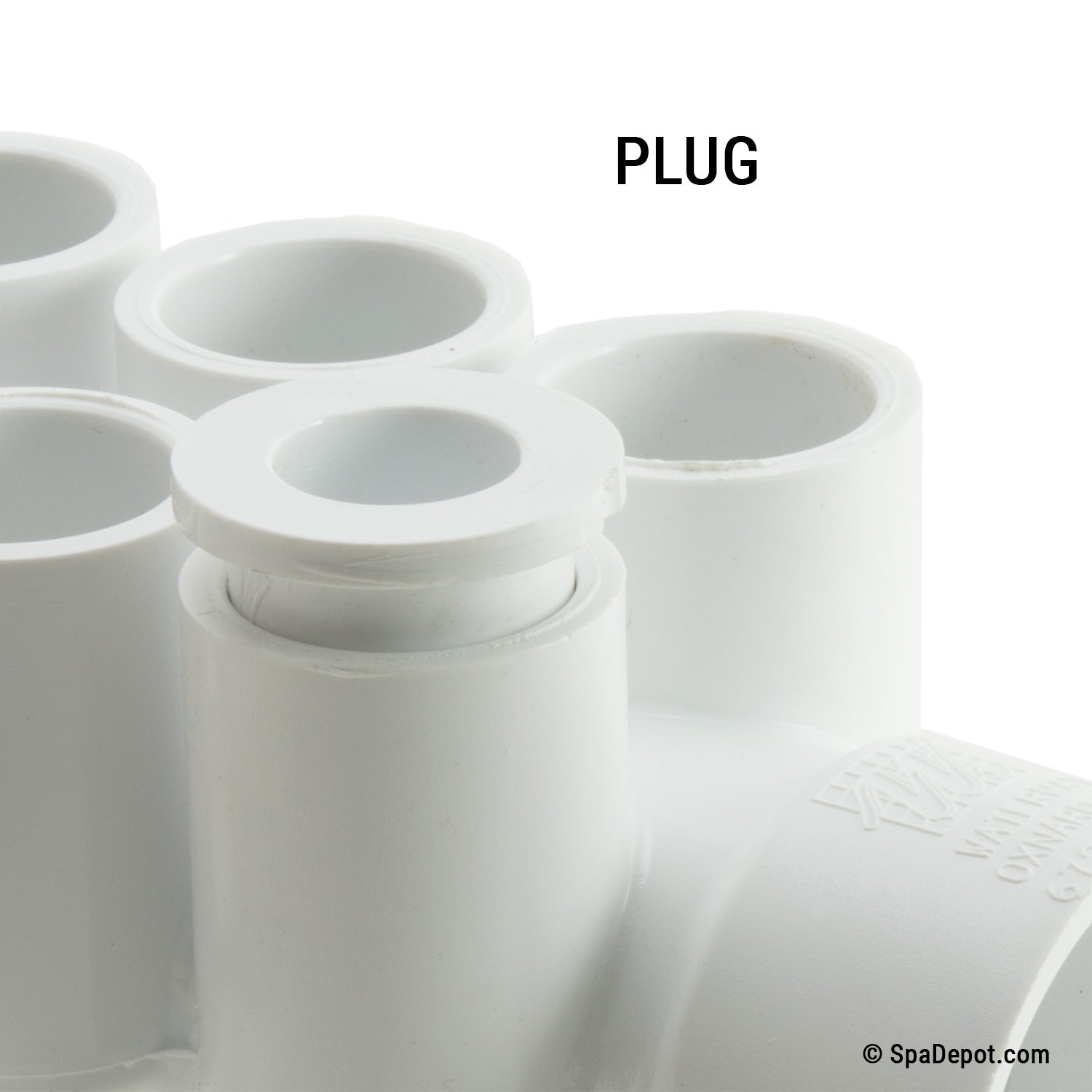 Hot Tub Water Manifold - 2" S X 2" S with 6 - 3/4" S Ports – SpaDepot.com