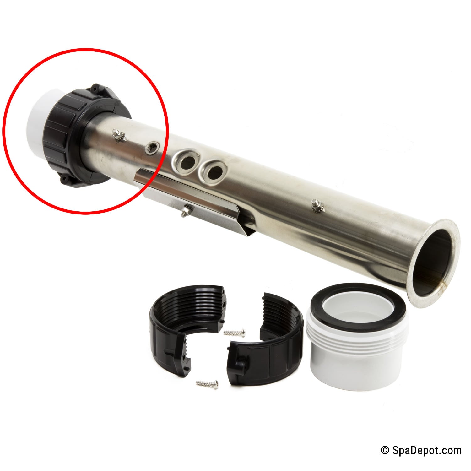 Spa Heater Union Split Nut Assembly 1.5" – SpaDepot.com