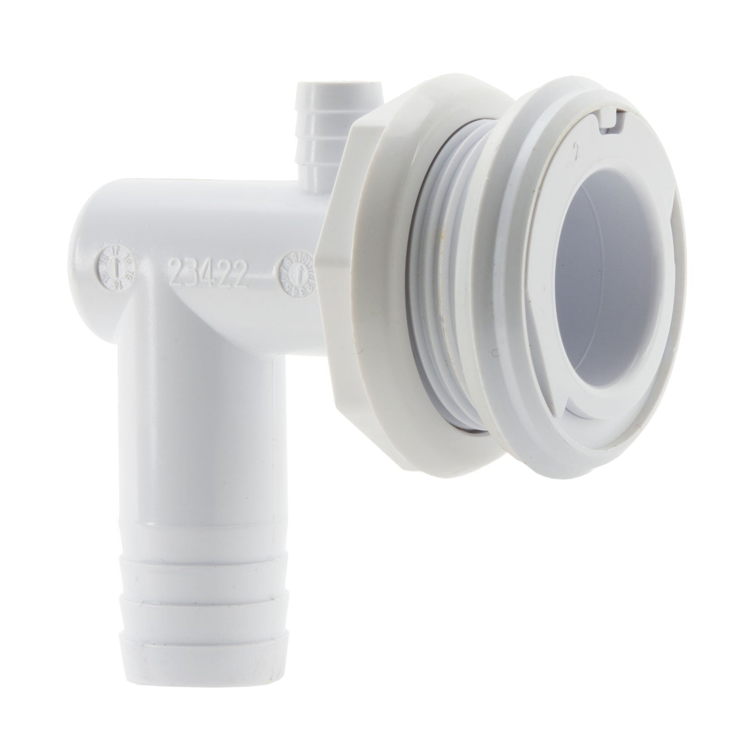 Hot Tub Jet Housing - CMP 2" Typhoon Twist-Lock Jet Body - White ...