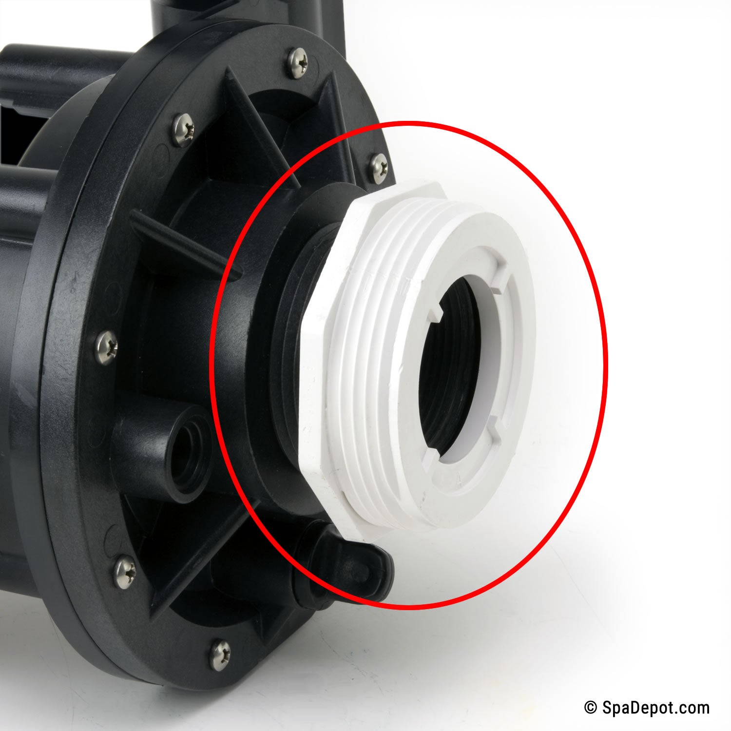 Hot Tub Pump Thread Adapter - 1.5" to 2" – SpaDepot.com
