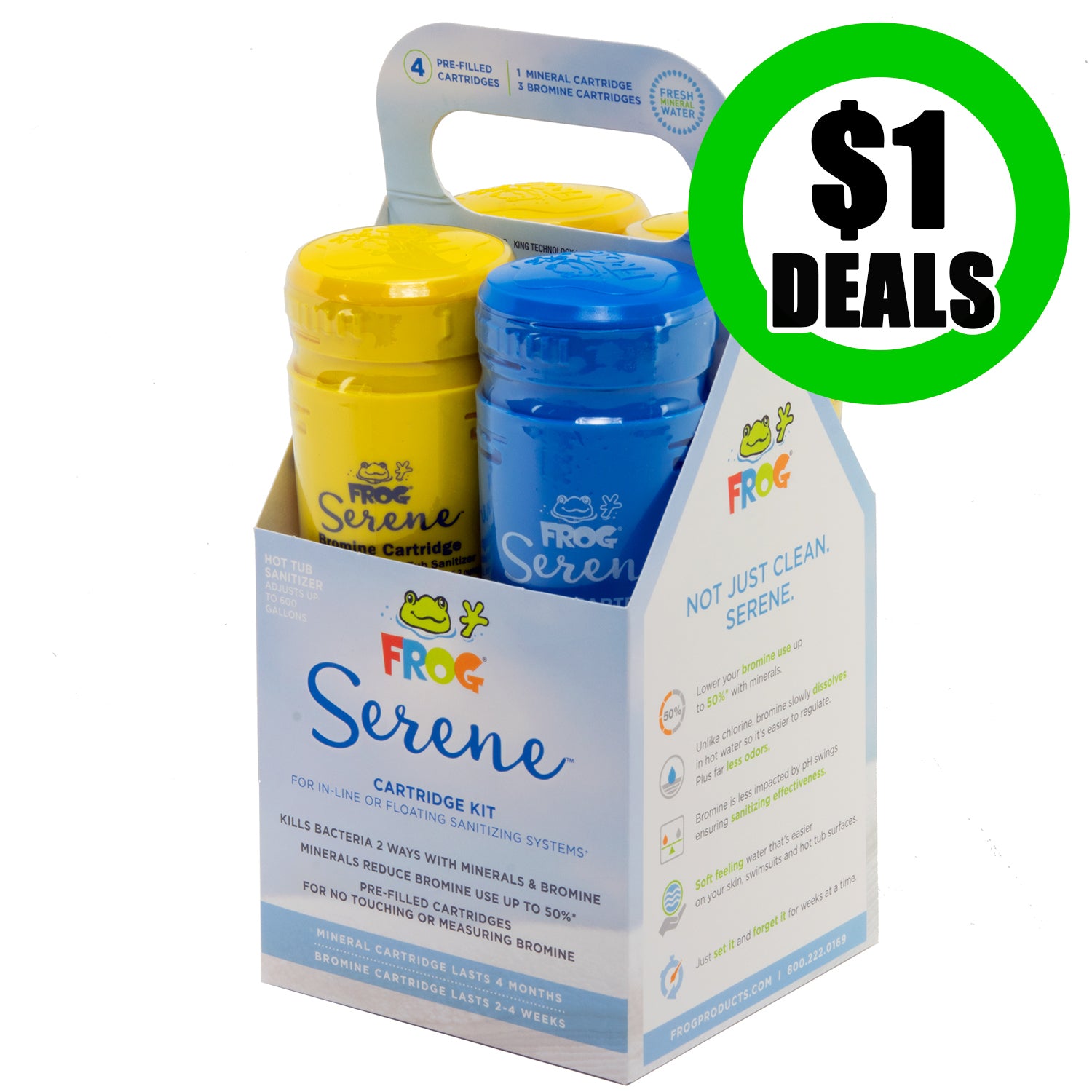 Spa Frog Serene Refill Cartridge Kit - Mineral & Bromine – SpaDepot.com