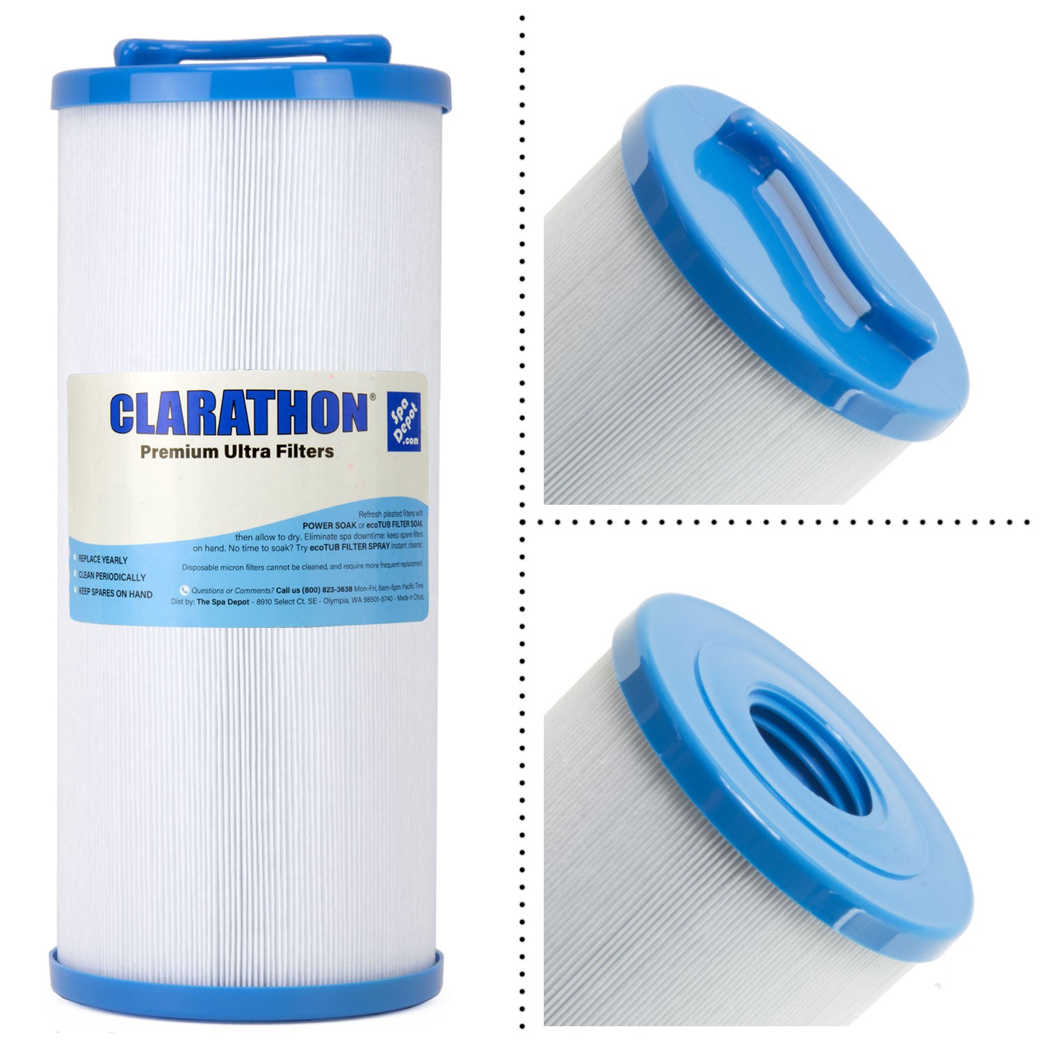 Four Winds/Master Spa Filter by Clarathon FC0170 X268535 + X268532 ...