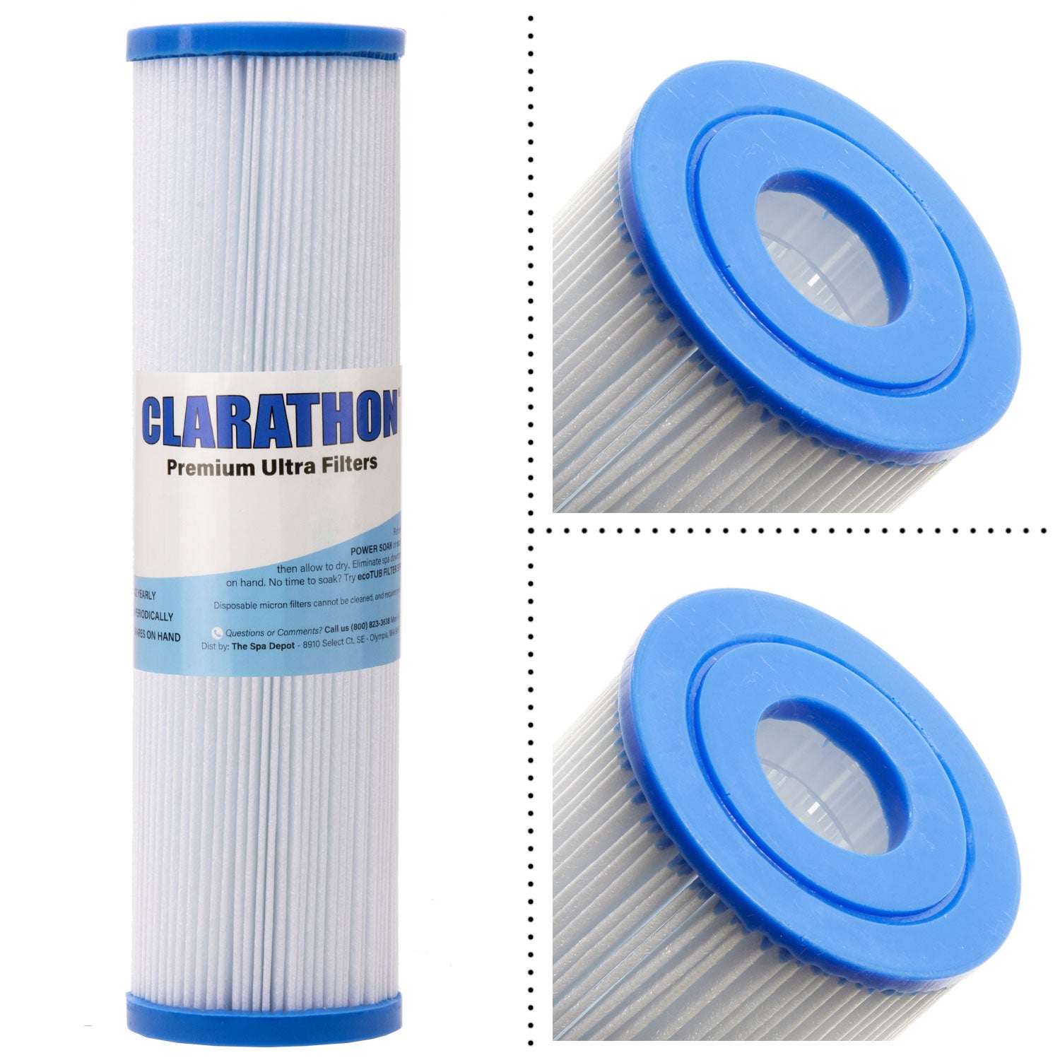 Clarathon Hot Tub Filter for Rainbow-Pentair/Sta-Rite FC3060 – SpaDepot.com