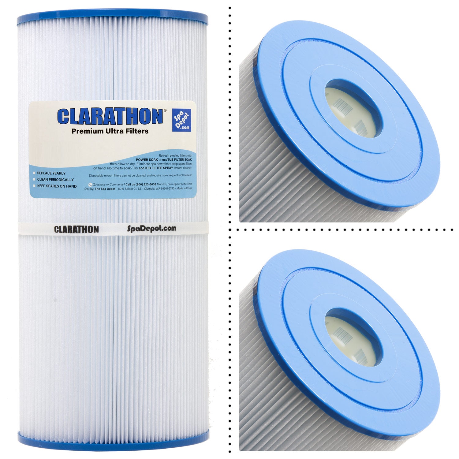 Clarathon Hot Tub Filter Cartridge for Limelight 78161 FC3921 ...